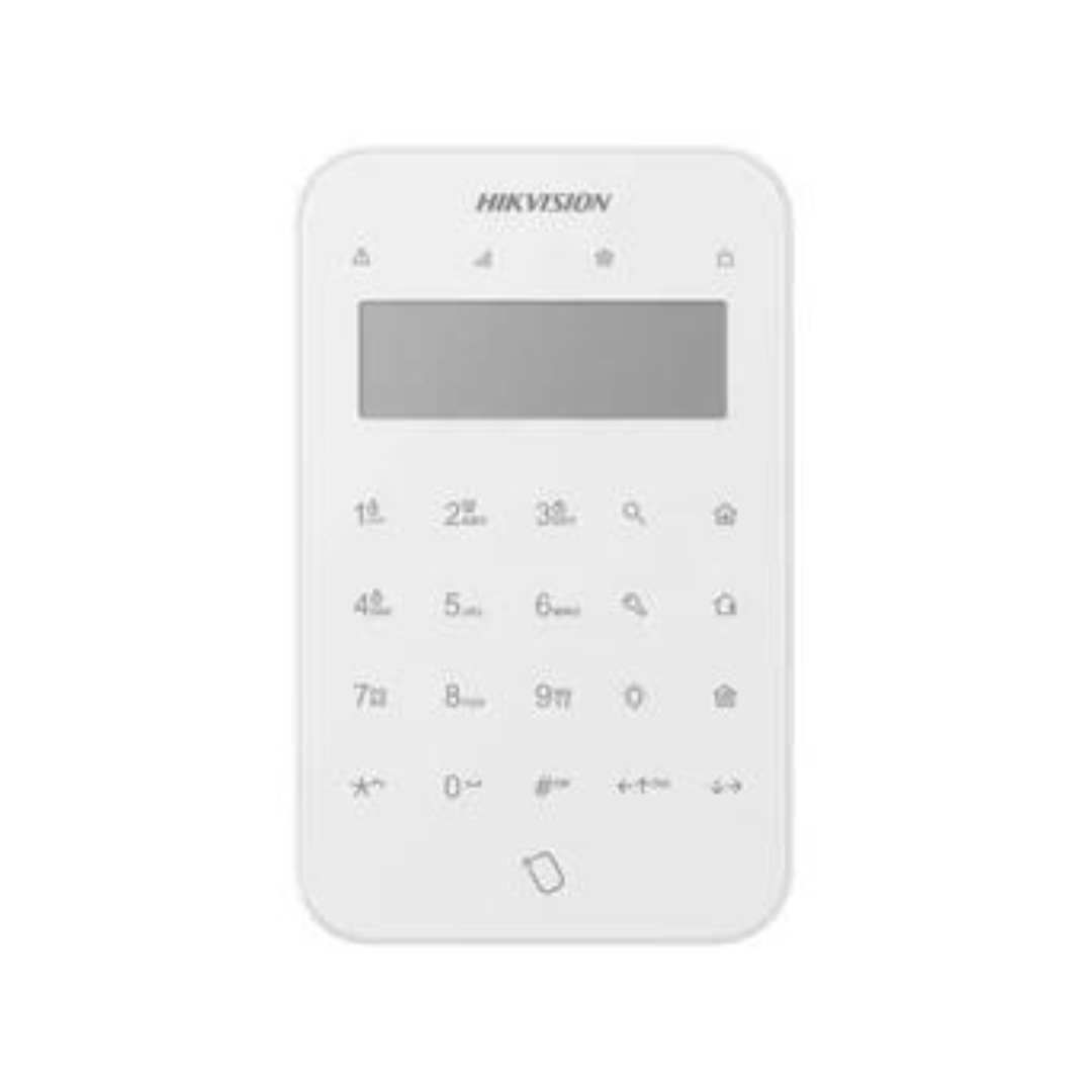 Hikvision AX Pro Wireless LCD Keypad (DS-PK1-LT-WE) – The CCTV Centre